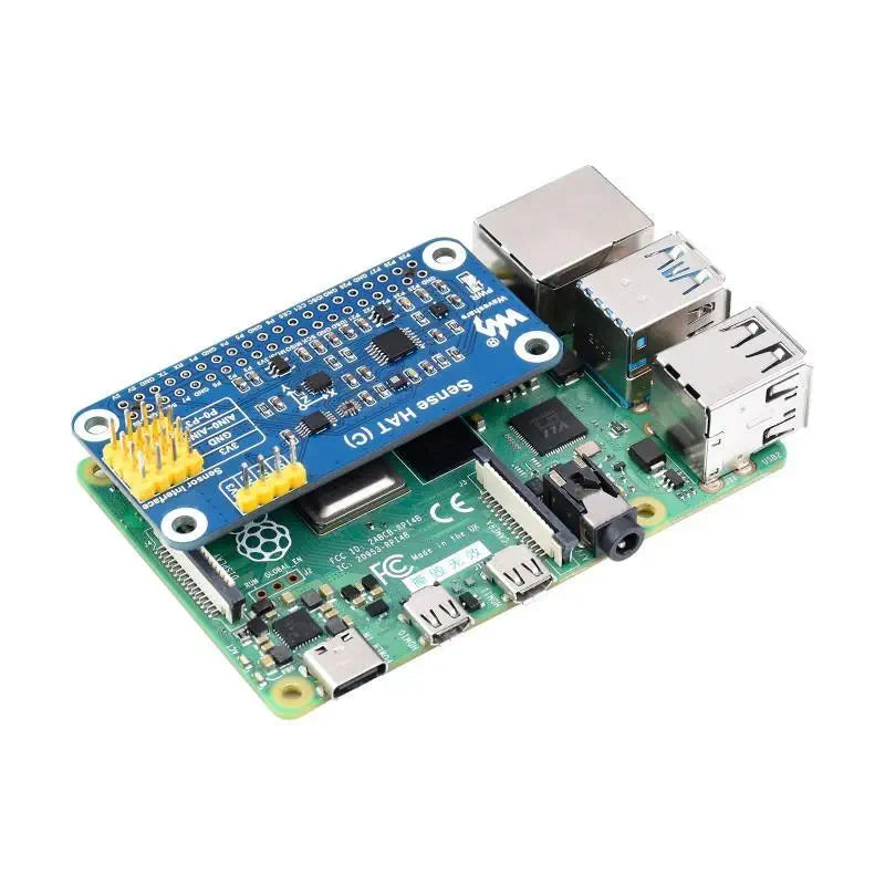 Waveshare Sense HAT C for Raspberry Pi, Onboard Multi Powerful Sensors ...