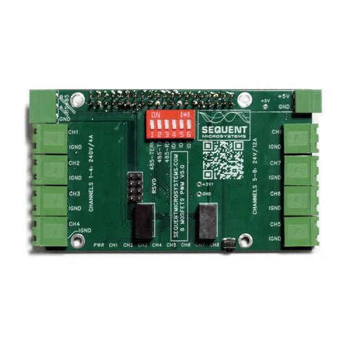 Sequent Microsystems 8 Mosfets 8 Layer Stackable Hat For Raspberry Pi