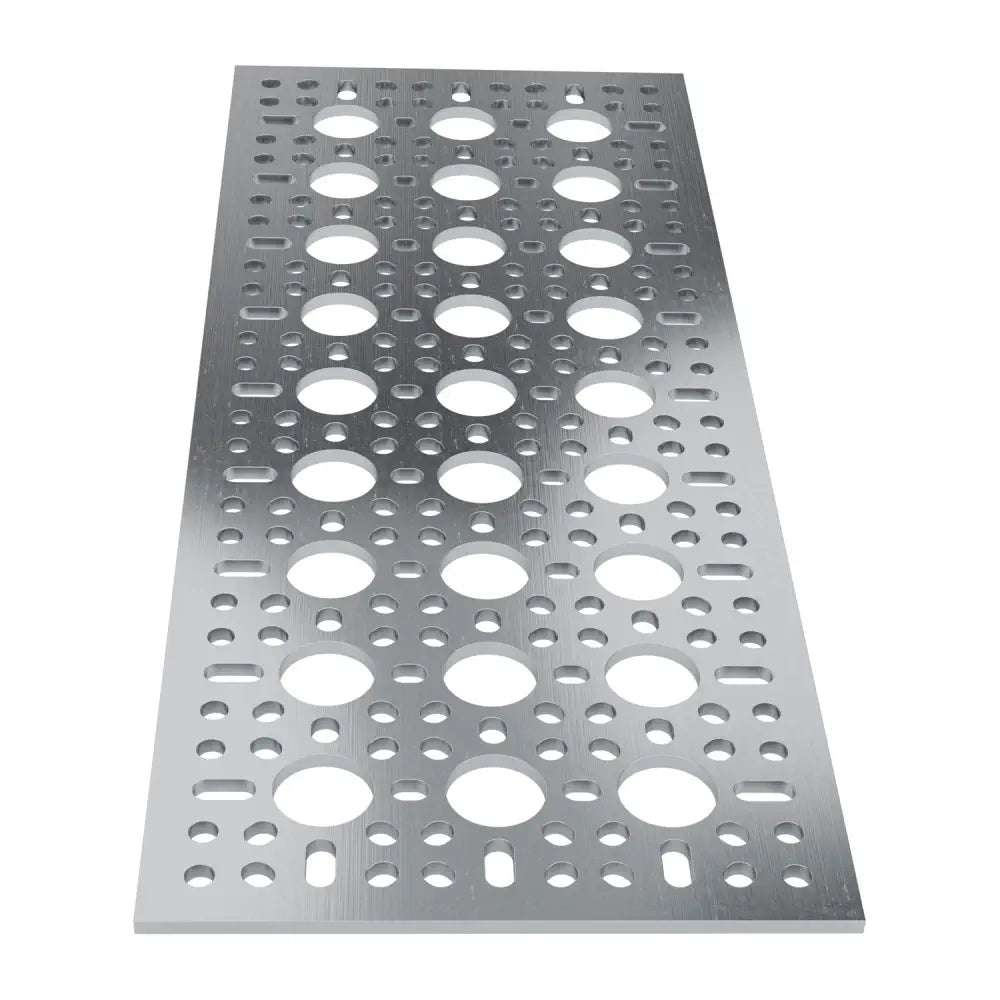 ServoCity 1123 Series Pattern Plate (3 x 9 Hole, 96 x 240mm) - RobotShop