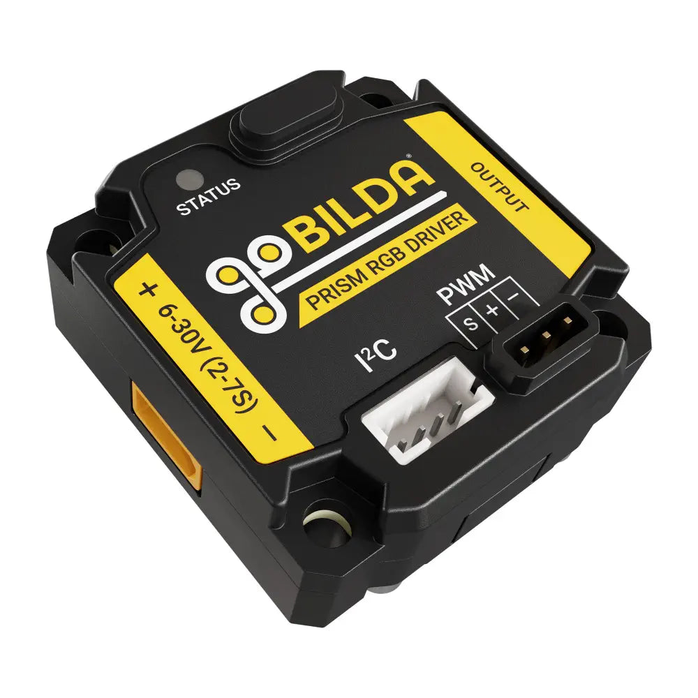 ServoCity Prism RGB LED Driver (6-30V Input, I²C / PWM Control) - RobotShop