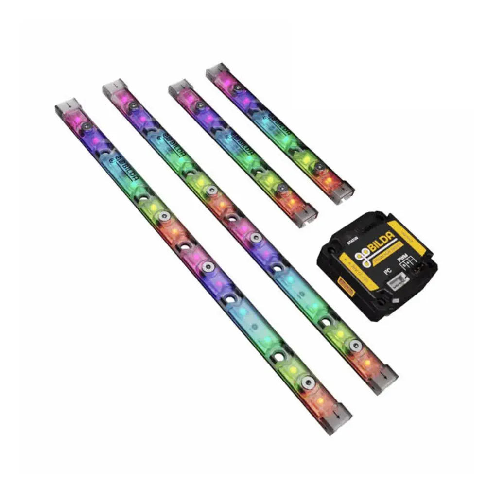 ServoCity Prism RGB LED Light Kit w/ I²C / PWM Control Driver, 4 LED ...