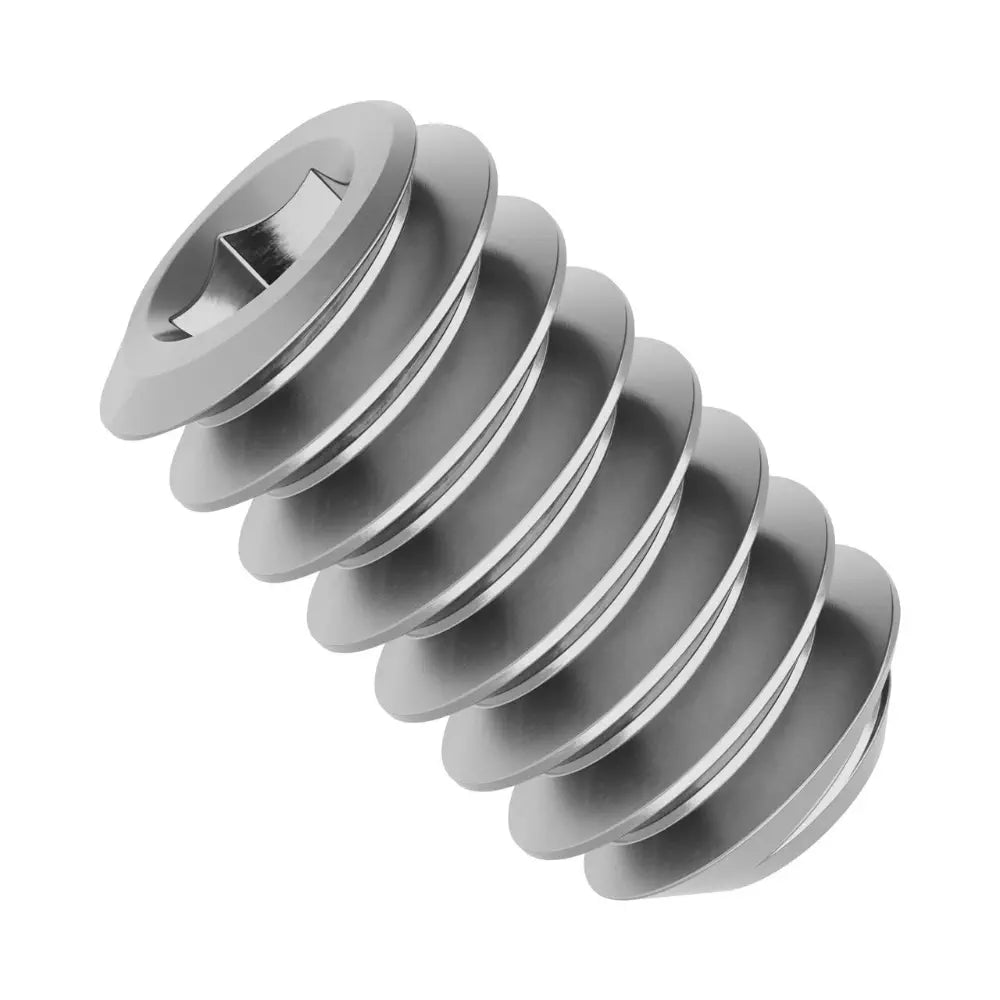 Servocity 6 32 Stainless Steel Cup Point Set Screw 0250 Length 6