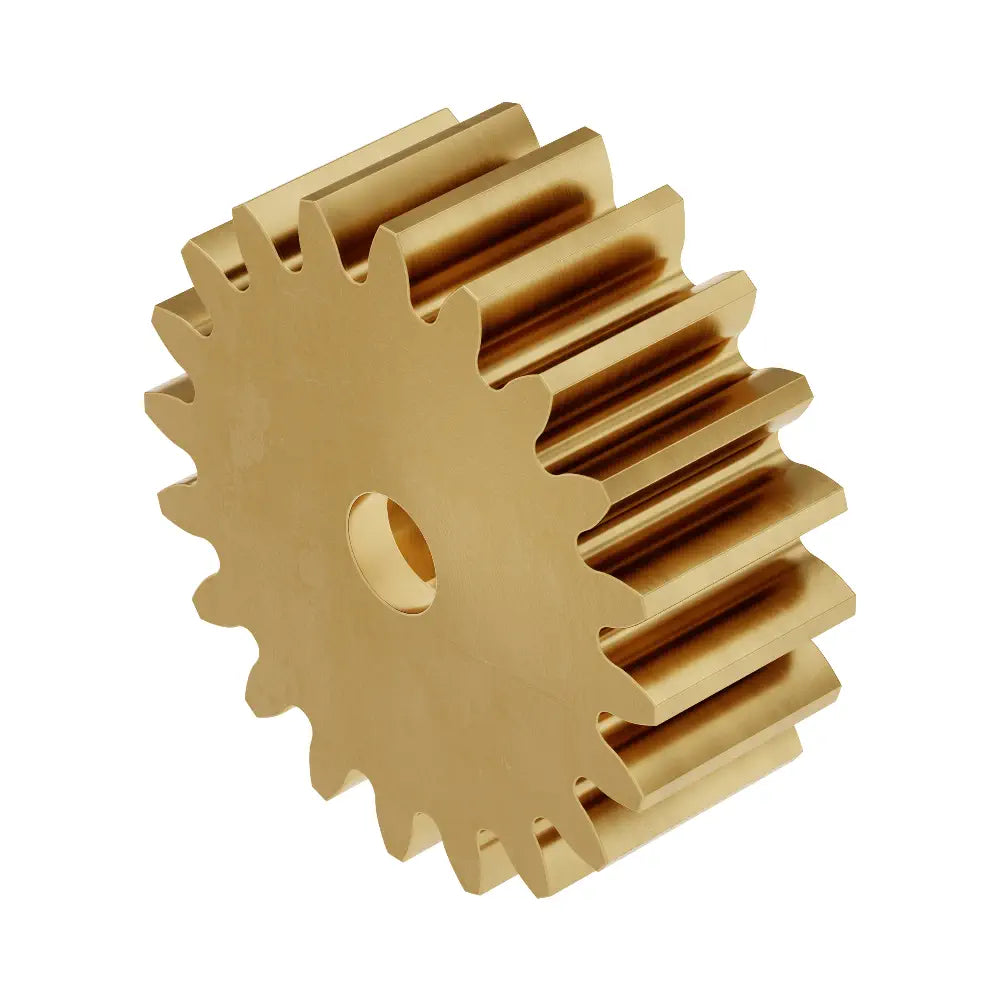 ServoCity Brass, 32P, 20 Tooth, D15T Spline Servo Gear - RobotShop