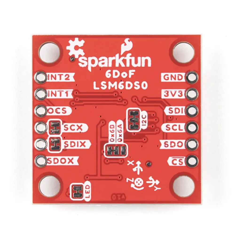 SparkFun 6 Degrees of Freedom Breakout LSM6DSO (Qwiic) - RobotShop