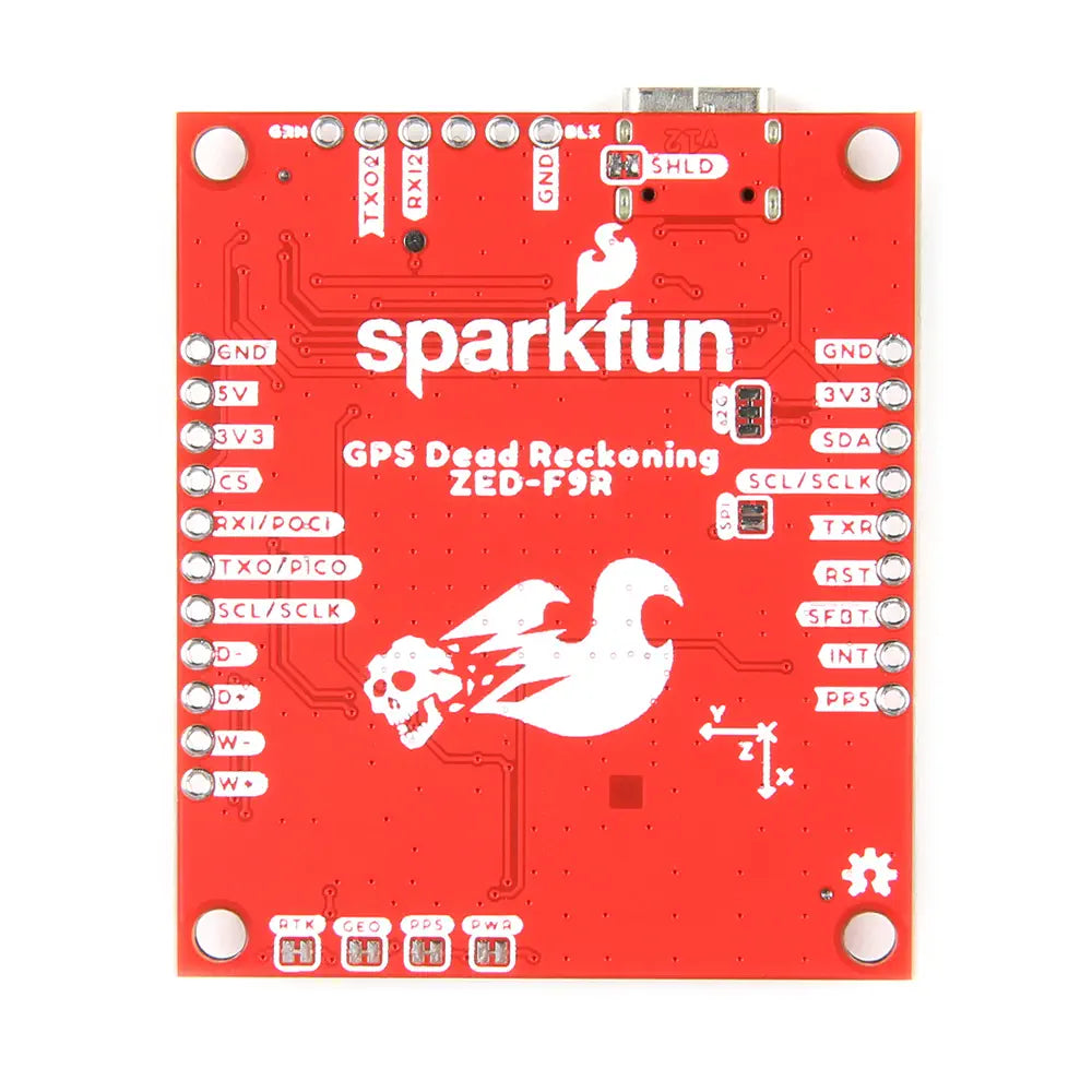 SparkFun GPS-RTK Dead Reckoning Breakout - ZED-F9R (Qwiic) - RobotShop