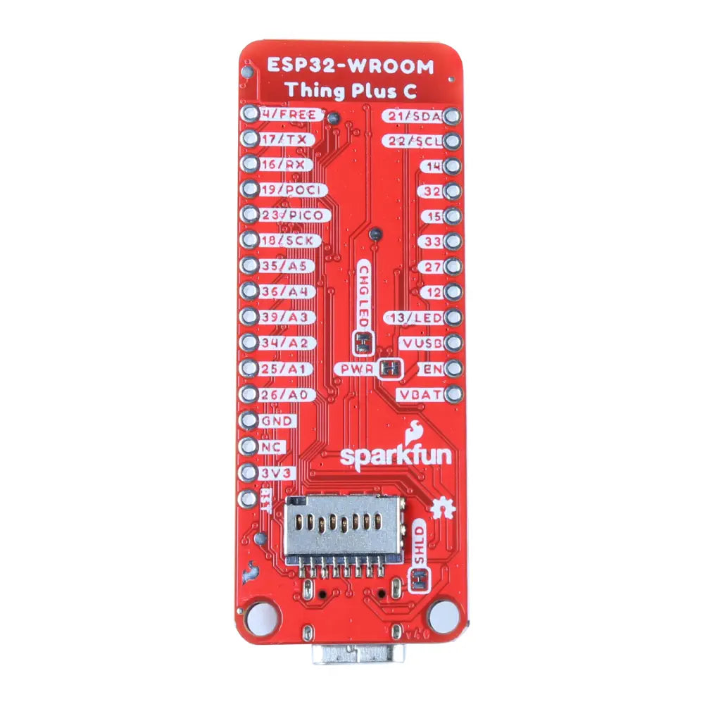 SparkFun Thing Plus - ESP32 WROOM (USB-C) - RobotShop
