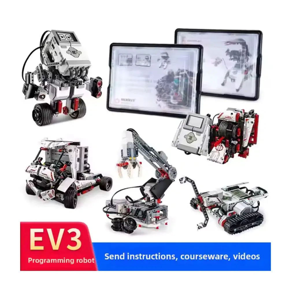 STEM Robotic Building Brick Kit Compatible with EV3-Style Robotics ...