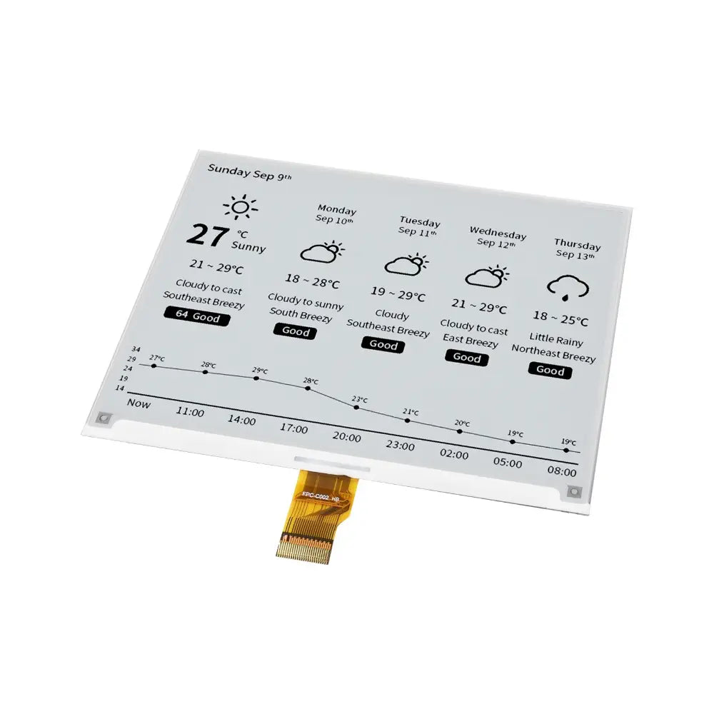 Waveshare 5.83" E-Paper E-Ink Raw Display, 648×480, Black/White, SPI, w ...