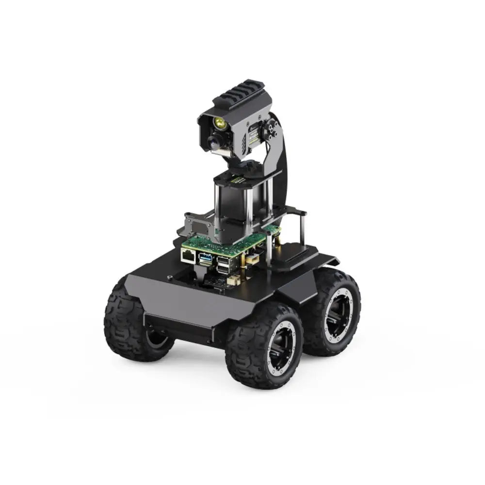 Waveshare RaspRover 4WD AI Robot, Dual Controllers, All-Metal Body ...