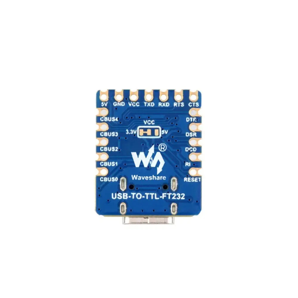 Waveshare USB to UART (TTL) Mini Communication Module, TTL Serial ...